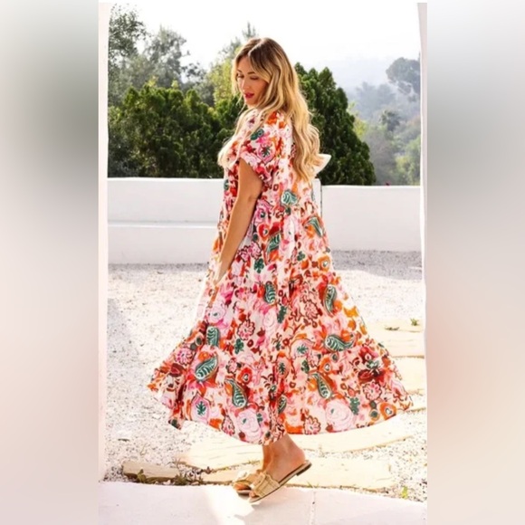 Ivy City Co | Dresses | Nwt Ivy City Co Floral Harvey Maxi Dress Sz 5x ...